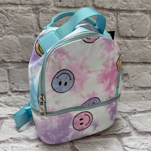 Accessories | Girls Tie Dye Smiley Backpack Mini Bag | Poshmark